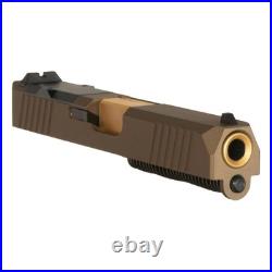 Complete Slide for Glock 19 Gen 3 Stiffler Mfg Burnt Bronze Cerakote ...